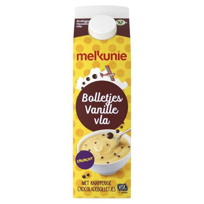 Bolletjes vanille vla met crunch (1L)