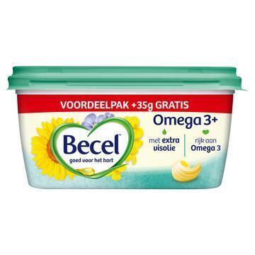 Becel Omega 3+ 500 g (kuipje, 500g)