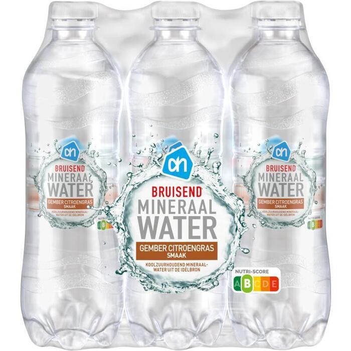 AH Bruiswater gember citroengras (6 × 0.5L)