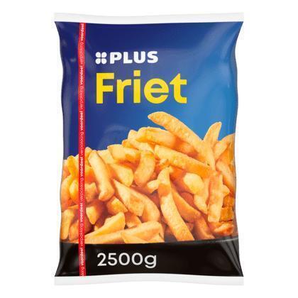 Plus Patat Frites Voordeelverpakking 2,5 kg (2.5g)