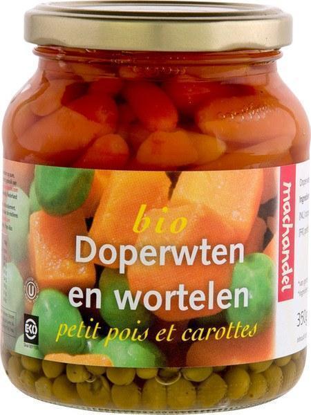 Doperwten en wortelen (pot, 350g)