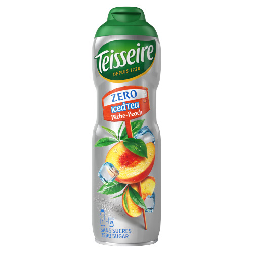 Teisseire Zero Suiker Ice Tea Perzik Siroop 60 cl (0.6L)