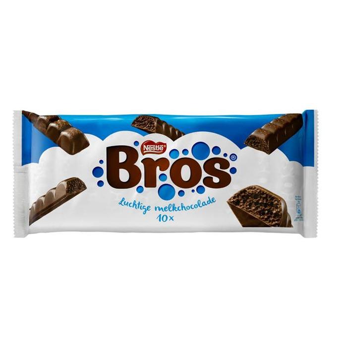 Nestlé Bros Melkchocolade 10-pack 10 x 24 g (Stuk, 240g)