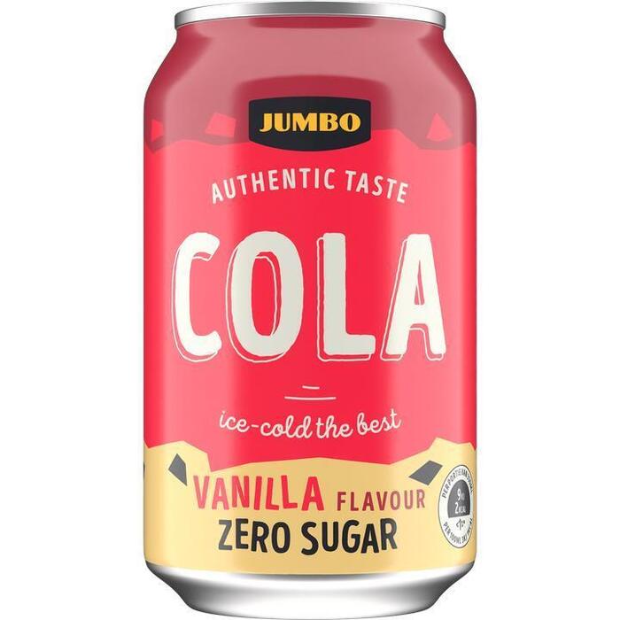 Jumbo - Cola Vanilla Flavour - Zero Sugar - Blik - 330ML (33cl)