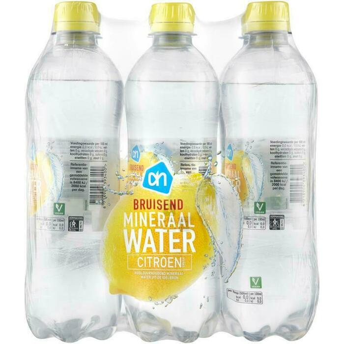 AH Bruisend mineraalwater citroen (6 × 0.5L)