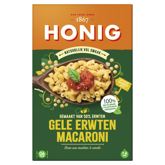Macaroni met groente (500g)