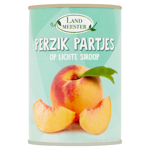 Land Meester Perzik Partjes op Lichte Siroop 430 g (430g)