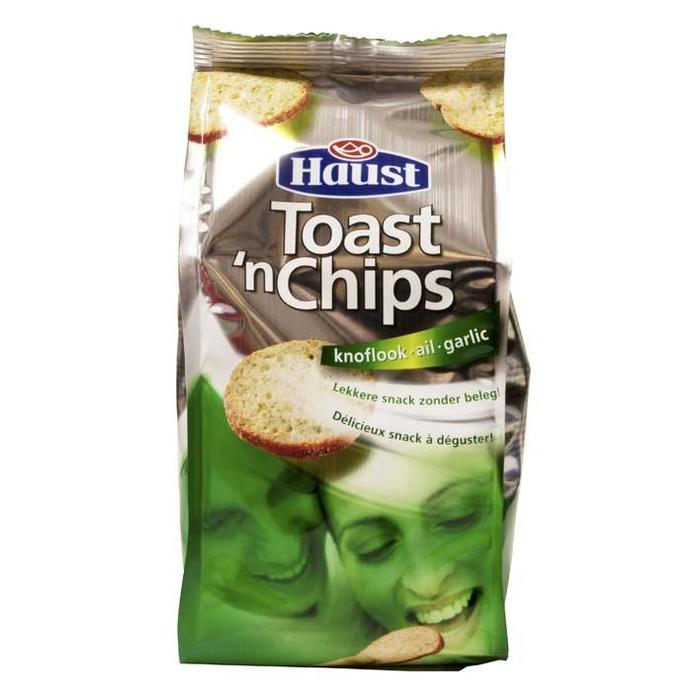 Haust Toast 'n chips knoflook (125g)