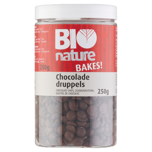 Bio Nature Chocolade Druppels 250 g (250g)