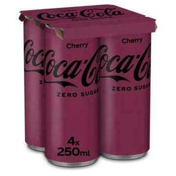 Coca-Cola zero sugar Cherry (4 × 250ml)