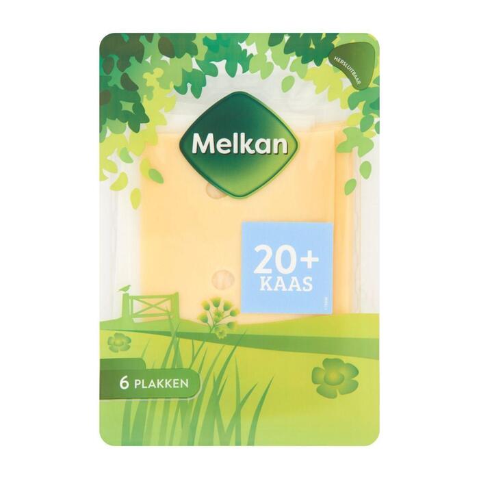 Melkan 20+ kaas plakken (150g)