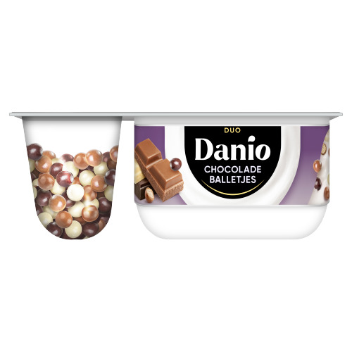 Danio Duo Chocolade Balletjes 100 g (100g)
