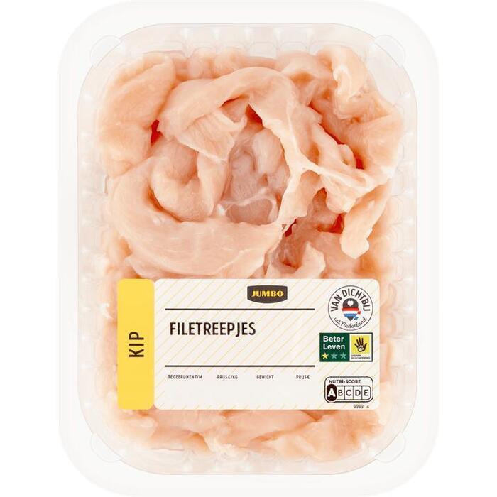 Jumbo Scharrelkip Filetreepjes 350 g (350g)