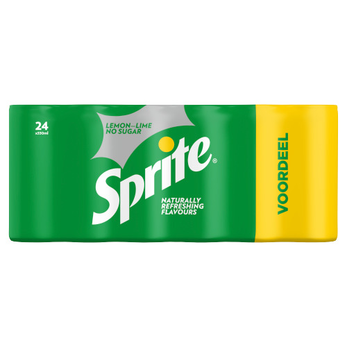 Sprite Lemon-Lime No Sugar Voordeel 24 x 330 ml