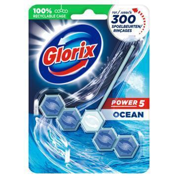 Glorix WC blok power 5 ocean (55g)