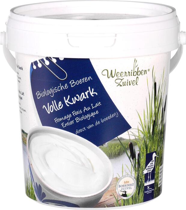 Volle kwark emmer (800g)