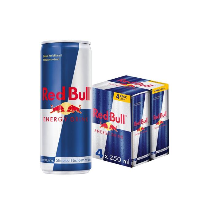 Red Bull Energy Drink 4-pack 250ML (1L)
