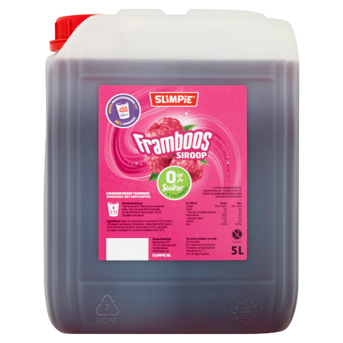 Slimpie Framboos Siroop 5 L (5L)