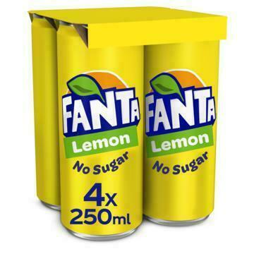 Fanta Lemon zero (4 × 250ml)