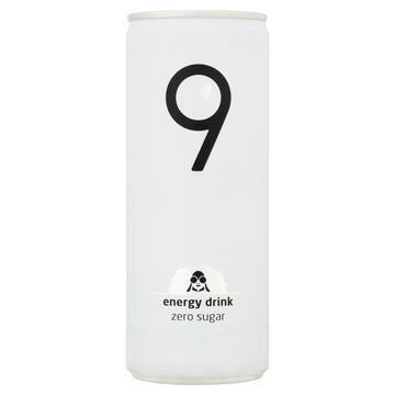 9 Energy Drink Zero Sugar 250ML (250ml)
