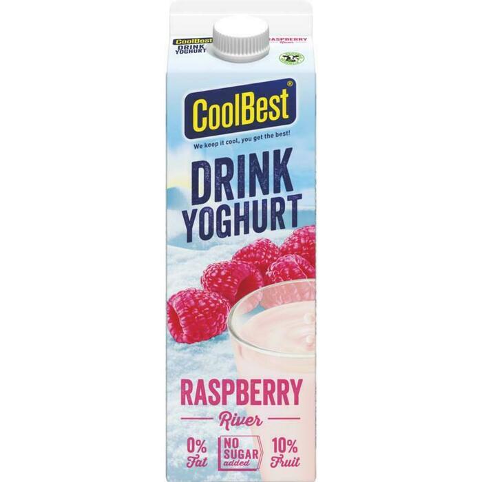 CoolBest Drink yoghurt raspberry river (1L)