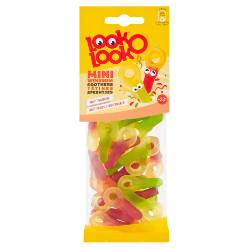 Look-O-Look Mini Winegum Speentjes Fruitsmaken 165 g (165g)