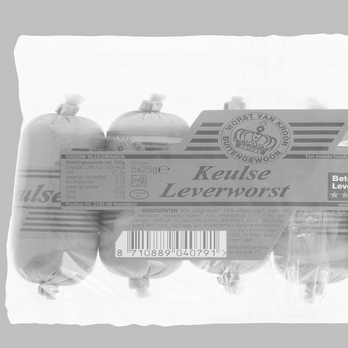 Kroon Keulse leverworst mini (125g)