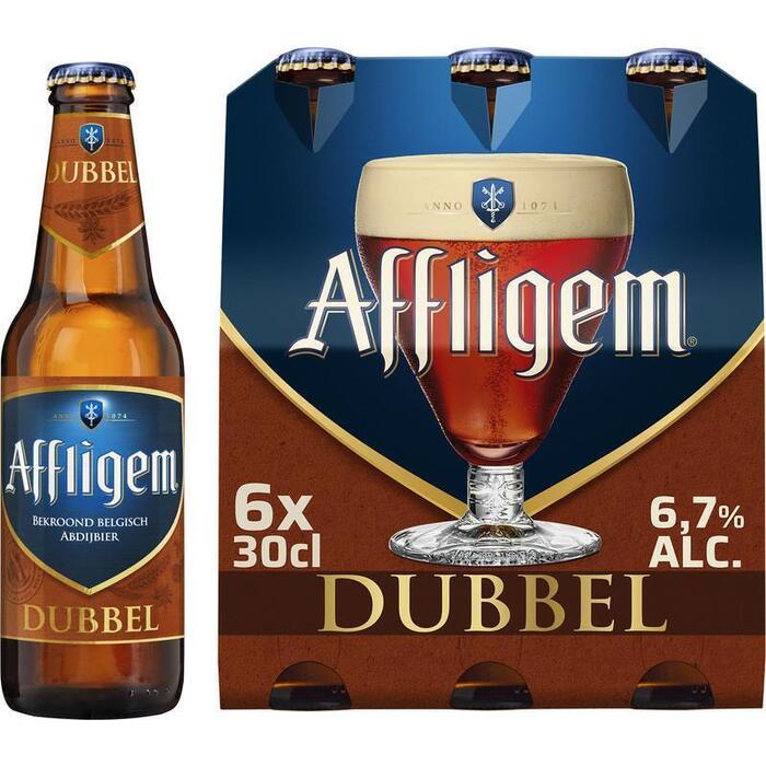 Affligem Dubbel speciaal bier (6 × 30cl)