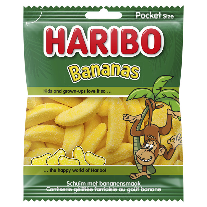 Haribo Bananas Pocket Size 70 g (70g)