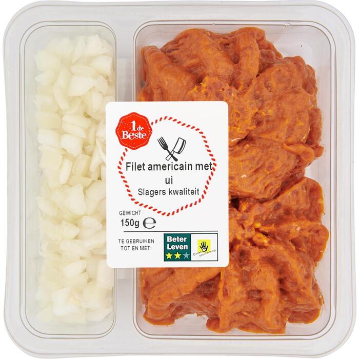 Filet americain met ui (150g)