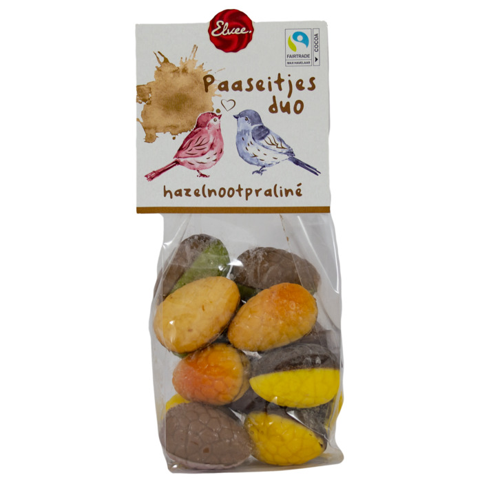 Elvee Paaseitjes Duo Praliné - Fairtrade (165g)