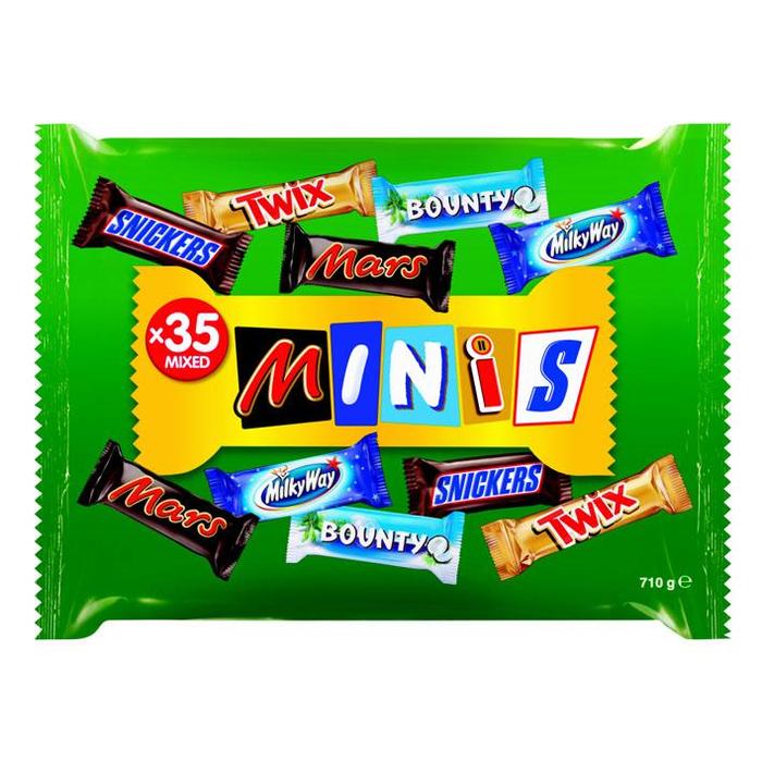 MIXED MINIS Chocolade met vulling 710 GRM Zak (710g)