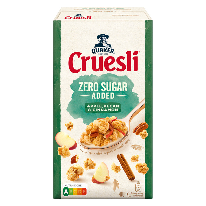 Quaker Cruesli Zero Sugar Added Apple & Pecan (400g)