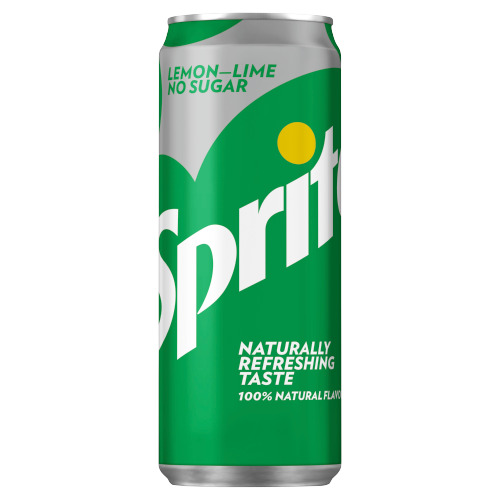 Sprite Lemon-Lime No Sugar Blik 0,33 L
