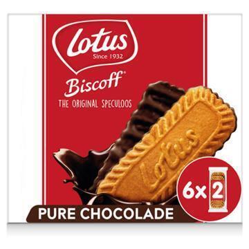 Lotus The Original Speculoos Pure Chocolade 6 x 27 g (162g)